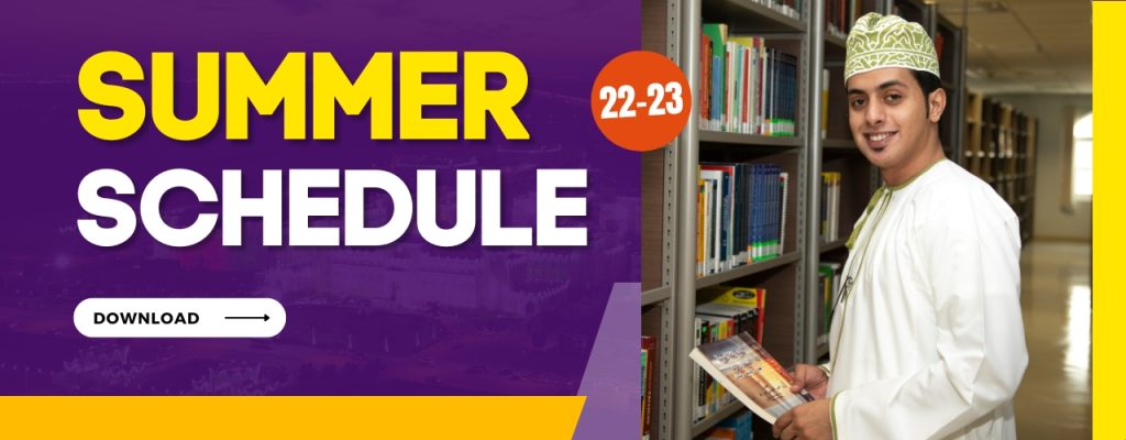 SUMMER-schedule-22-23 | Dhofar University